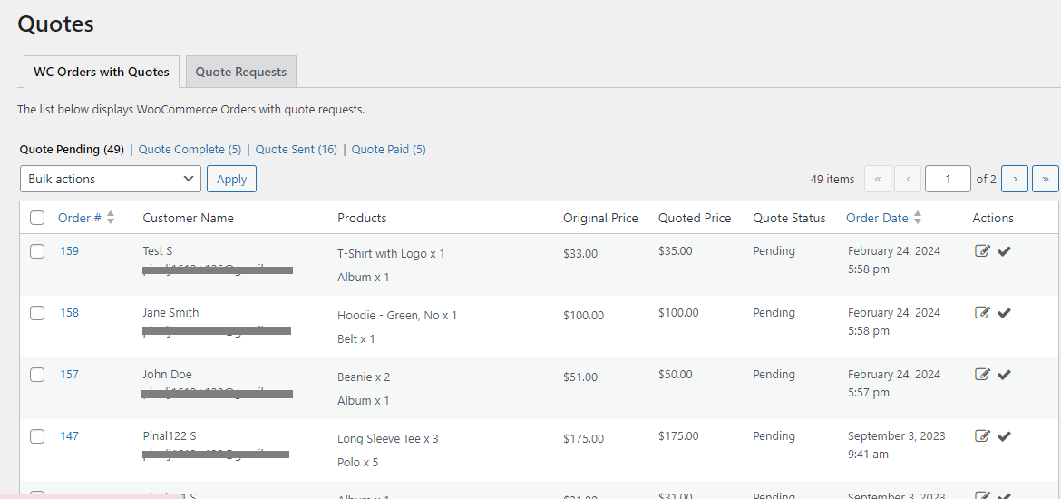 Quotes for WooCommerce Pro - WooCommerce Marketplace