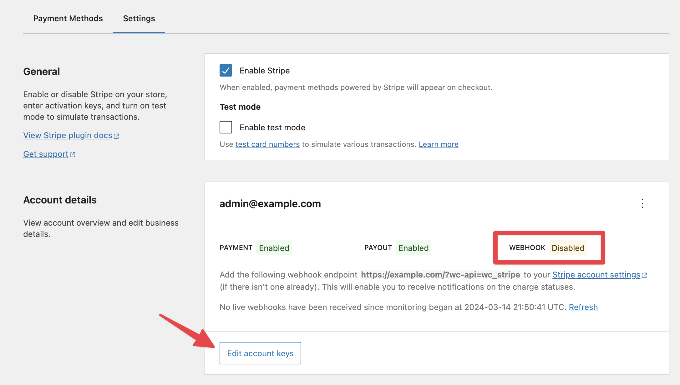 Setting up webhooks Documentation - WooCommerce
