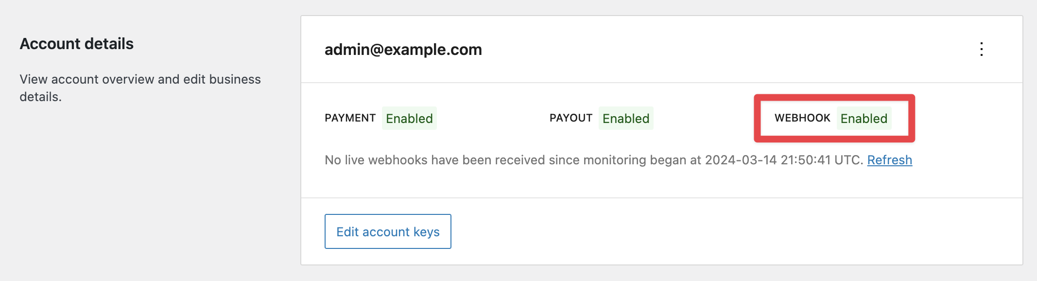 Setting up webhooks Documentation - WooCommerce