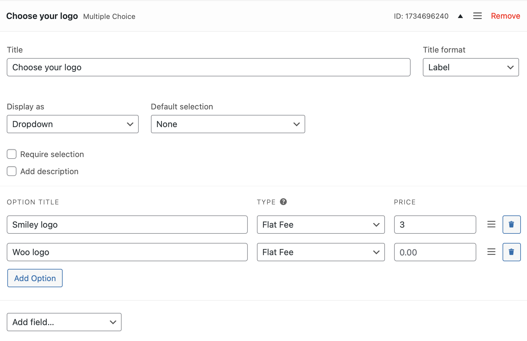 Product Add-Ons Documentation - WooCommerce