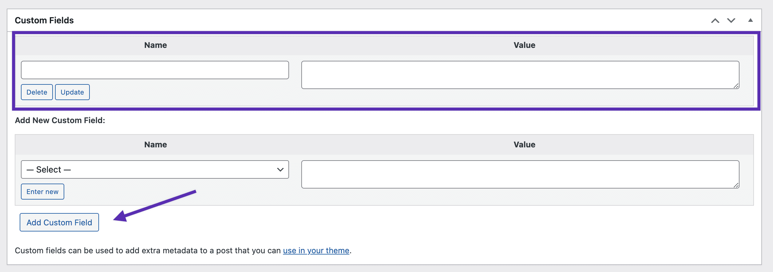 Custom Fields on Products Documentation - WooCommerce