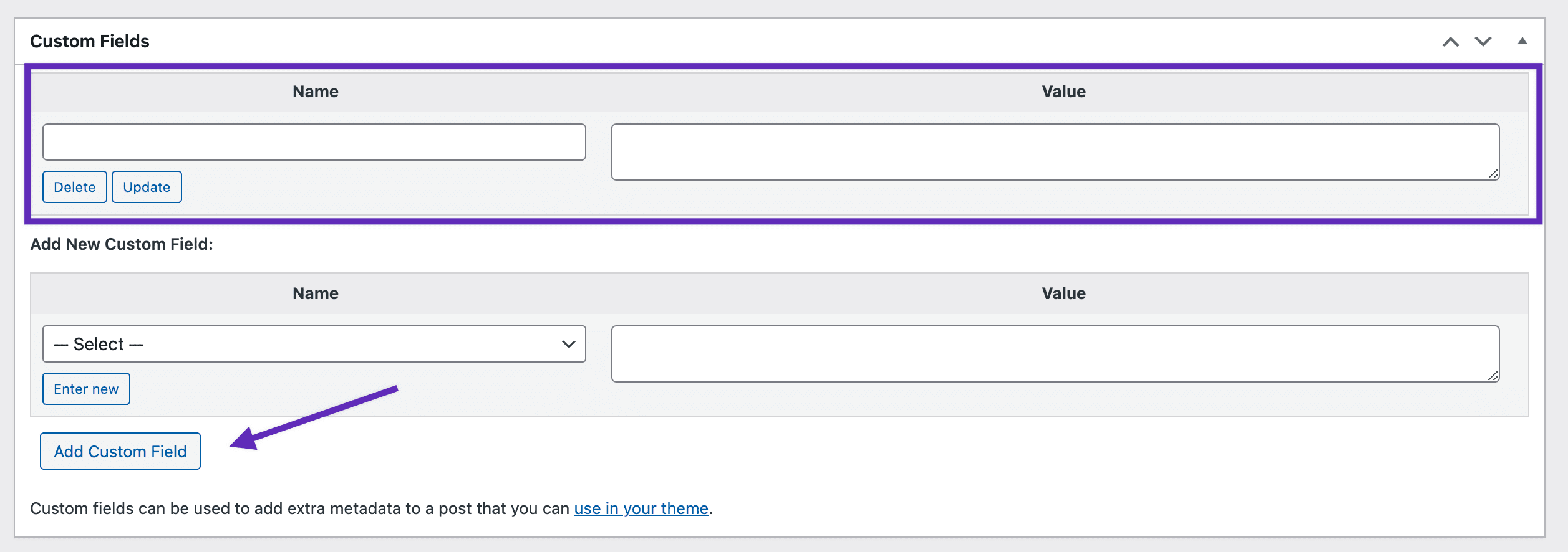 Custom Fields on Products Documentation - WooCommerce