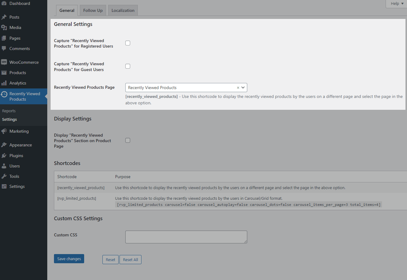 Recently Viewed Products for WooCommerce Documentation - WooCommerce