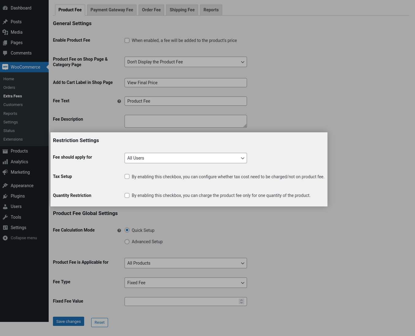 Extra Fees for WooCommerce Documentation - WooCommerce