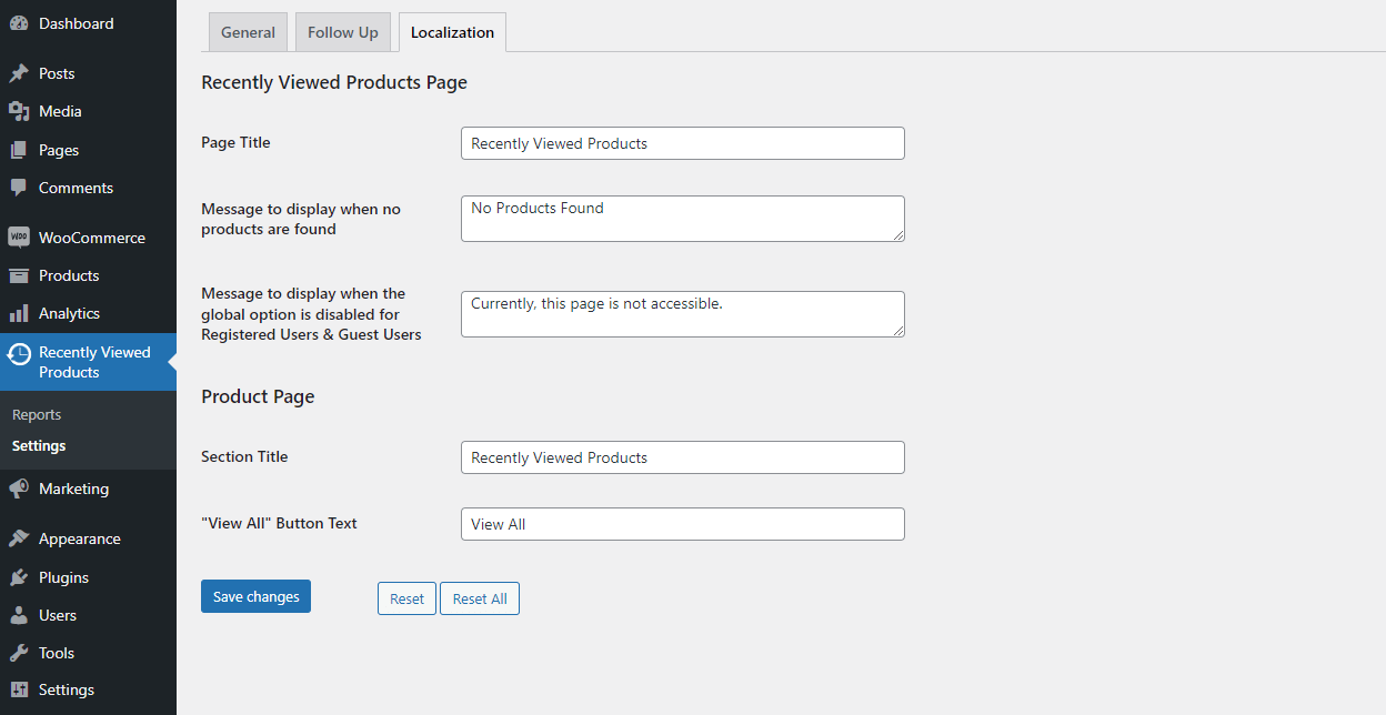 Recently Viewed Products for WooCommerce Documentation - WooCommerce