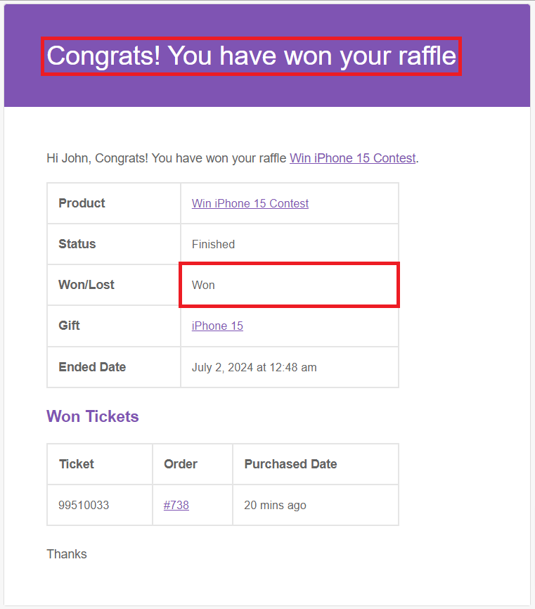 Ultimate Raffle - WooCommerce Lotteries, Competitions, Contests ...