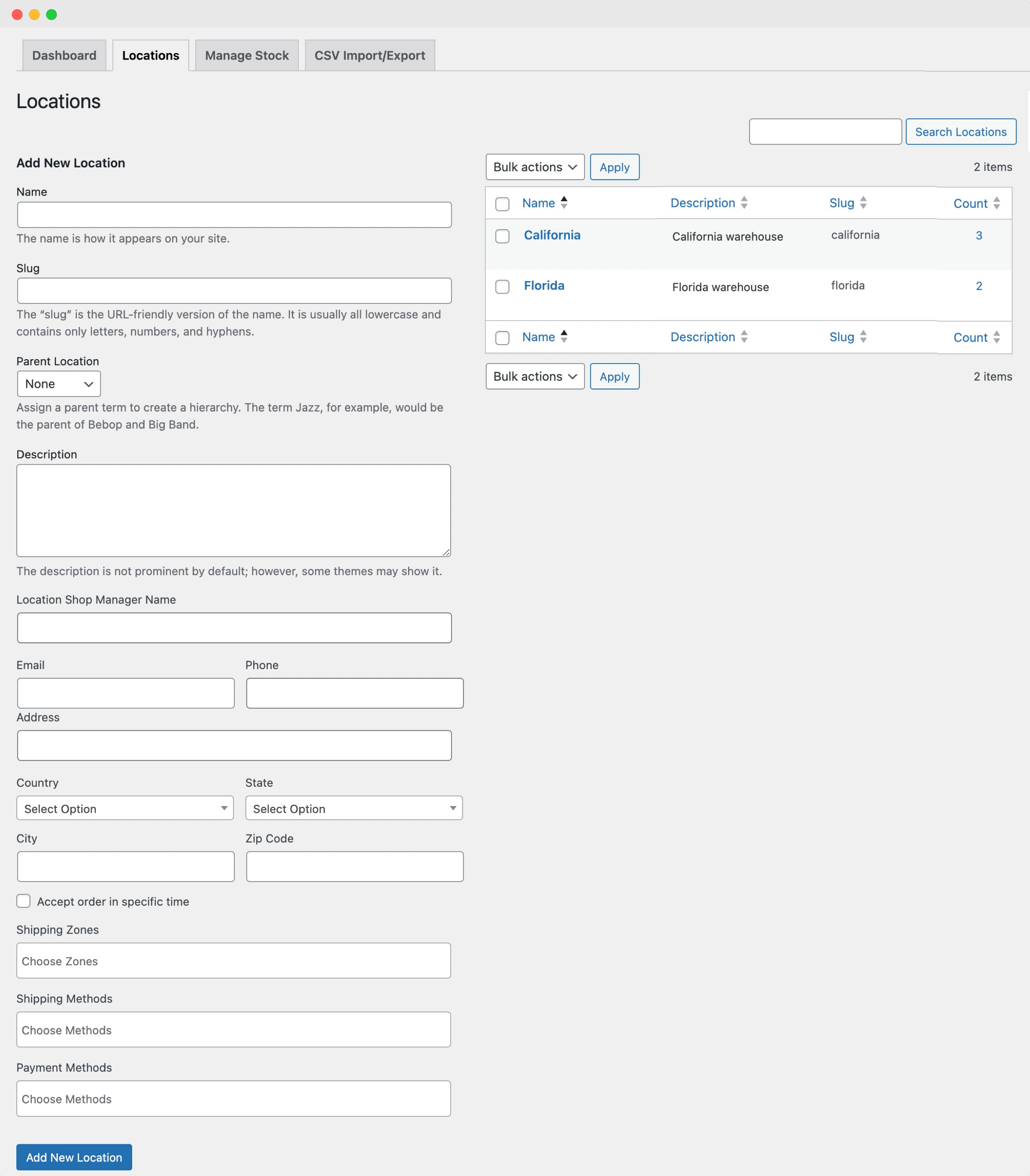 Multi Inventory Management Documentation - WooCommerce