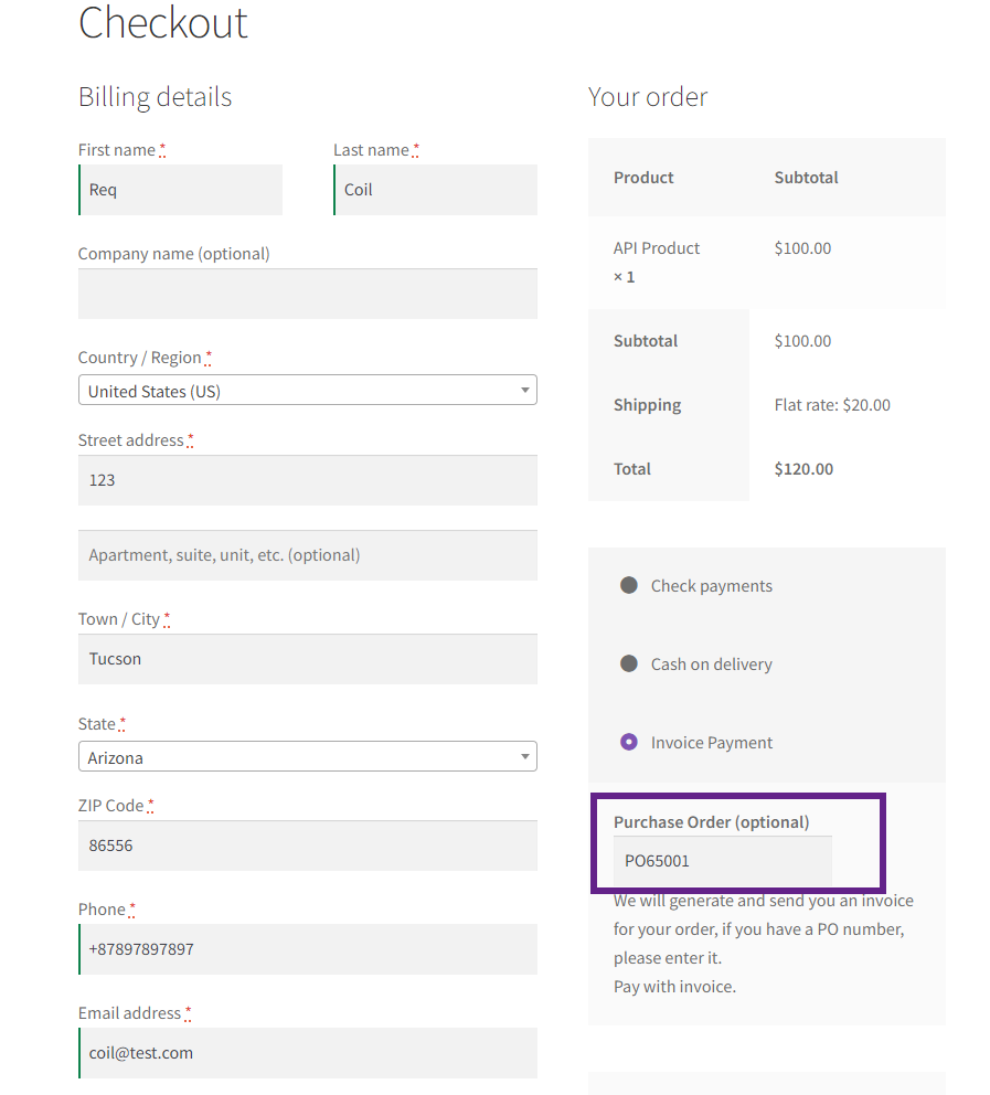 B2B Invoice Payment Method - WooCommerce Marketplace