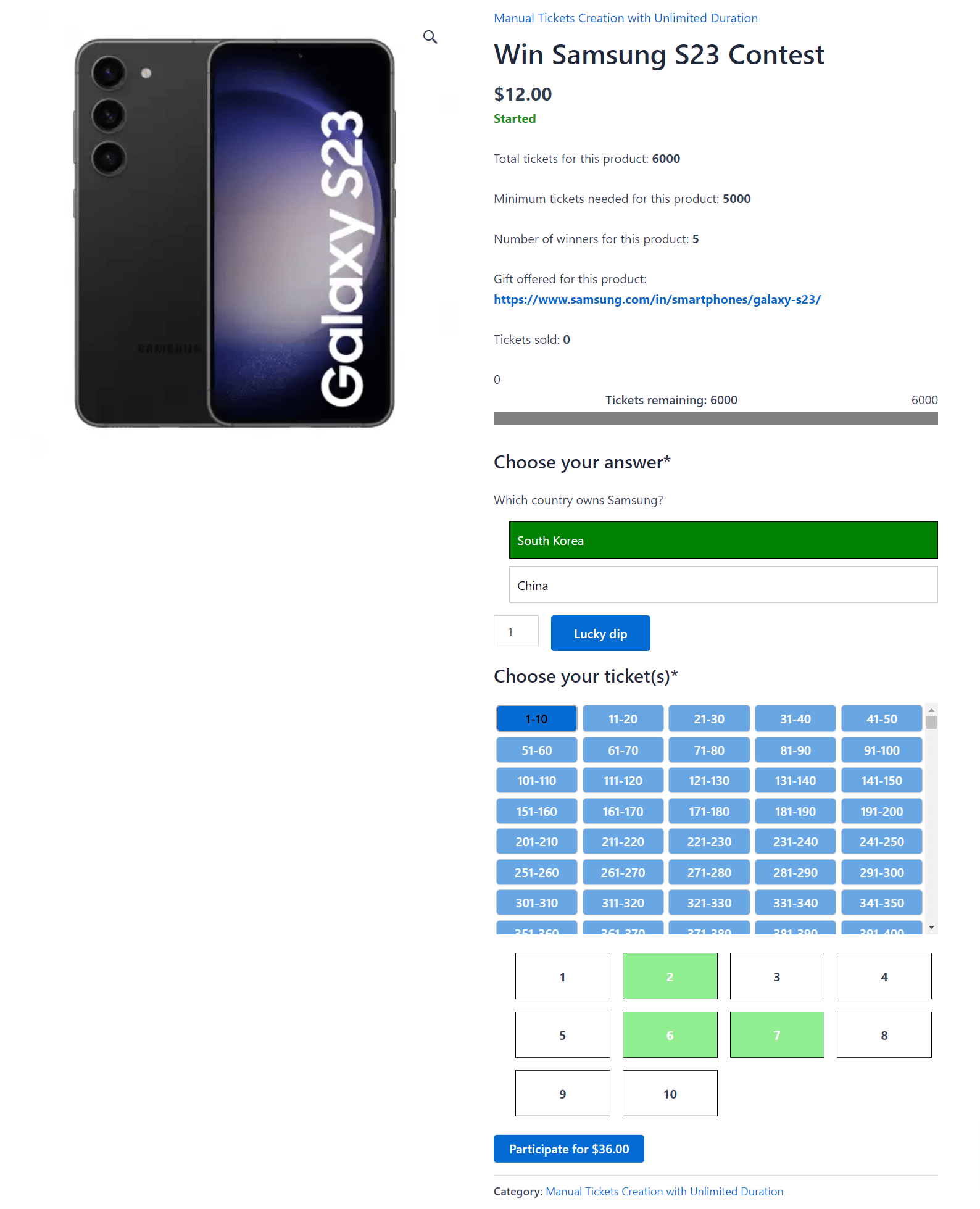 Ultimate Raffle - WooCommerce Lotteries, Competitions, Contests ...