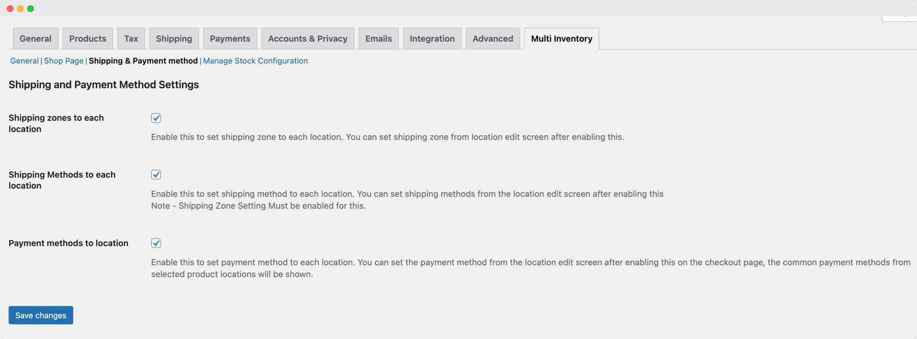 WooCommerce Inventory Management - Multi Location Stock