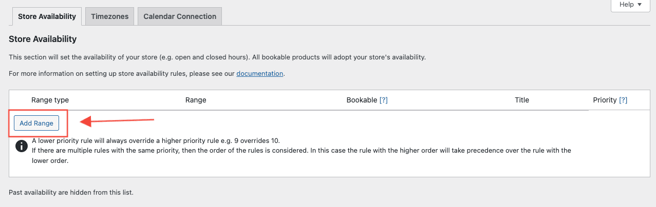 WooCommerce Bookings - Store Availability Documentation - WooCommerce