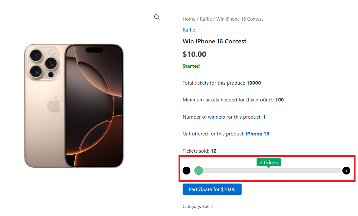 Ultimate Raffle - WooCommerce Lotteries, Competitions, Contests ...