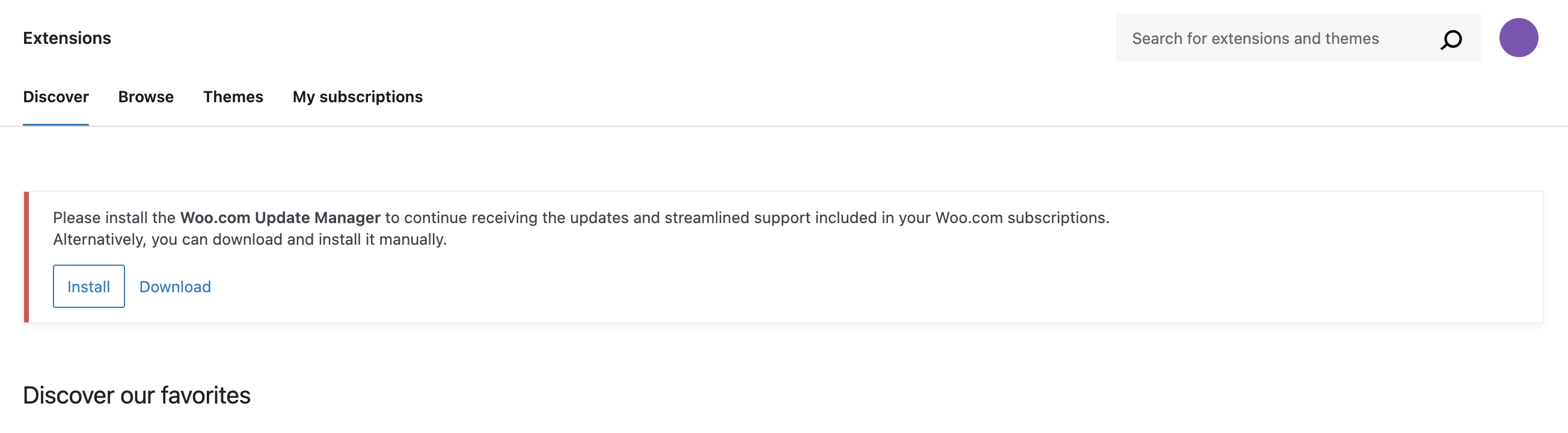 Managing WooCommerce.com subscriptions Documentation - WooCommerce