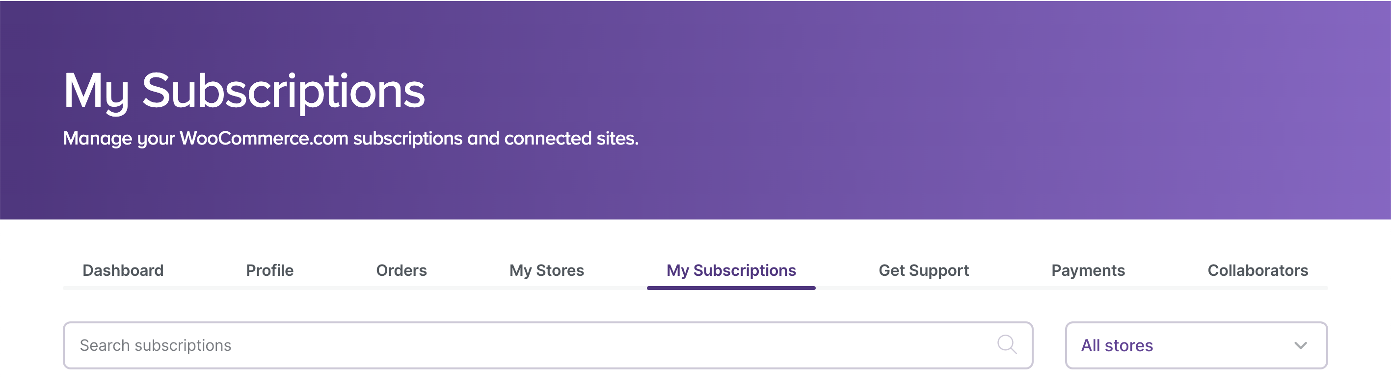 Managing WooCommerce.com subscriptions Documentation - WooCommerce