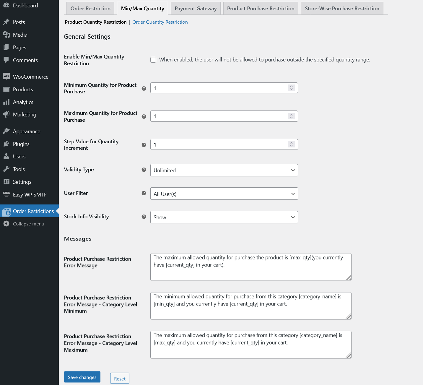 Order Restrictions for WooCommerce Documentation - WooCommerce