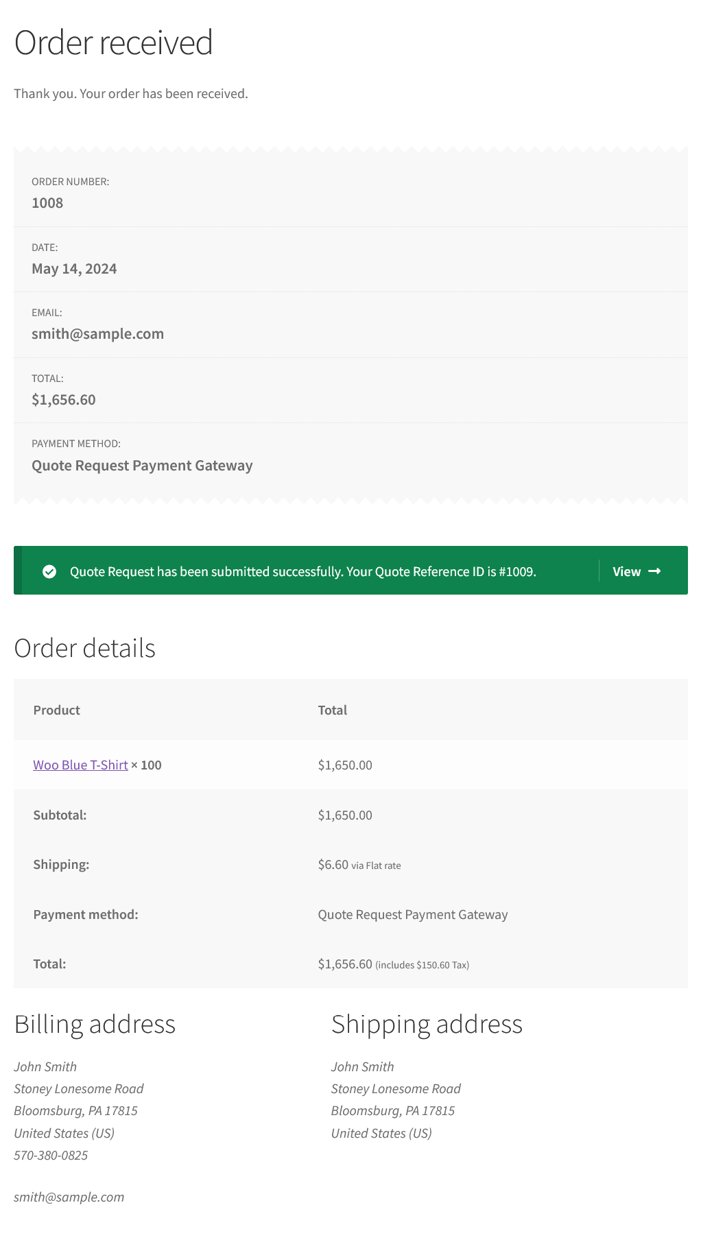 Quote Request for WooCommerce Documentation - WooCommerce