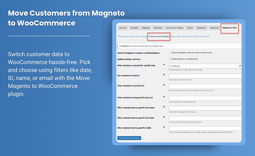 Magento to WooCommerce Migration Plugin