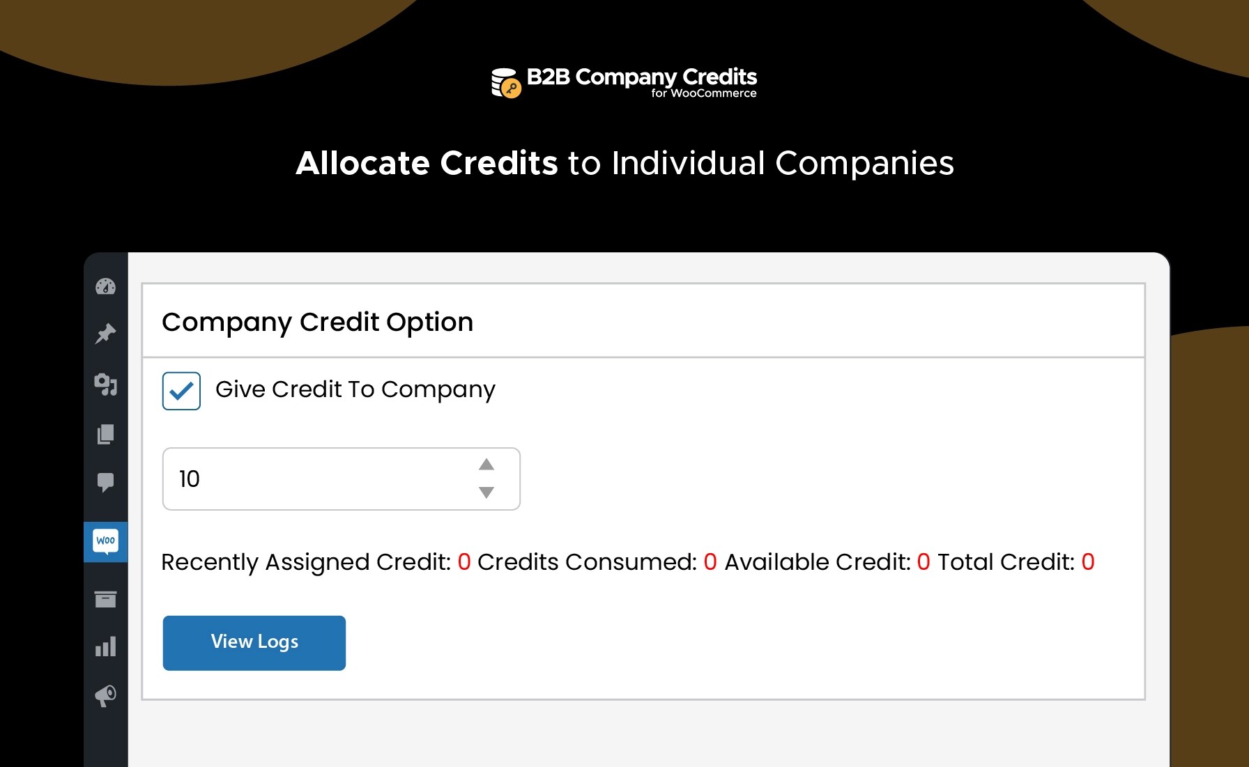 B2B Company Credits And Permissions for WooCommerce Plugin