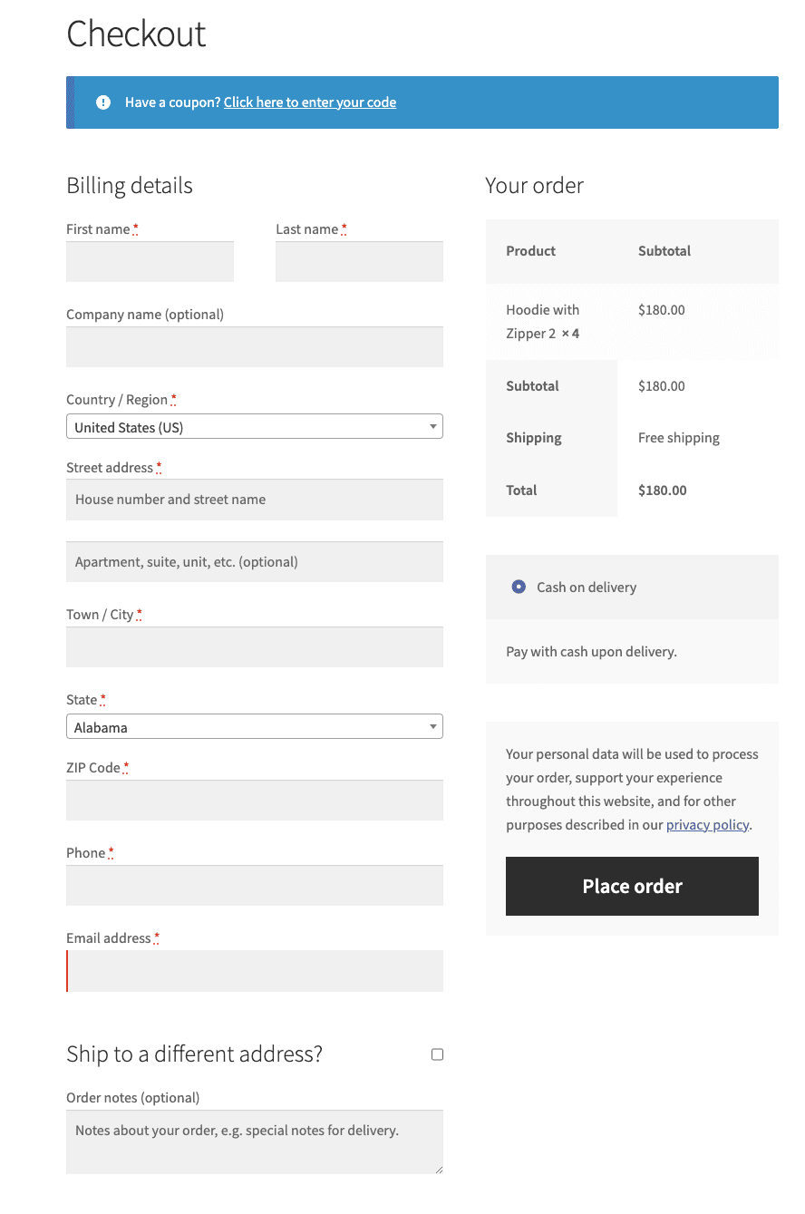 Page Shortcodes Documentation - WooCommerce