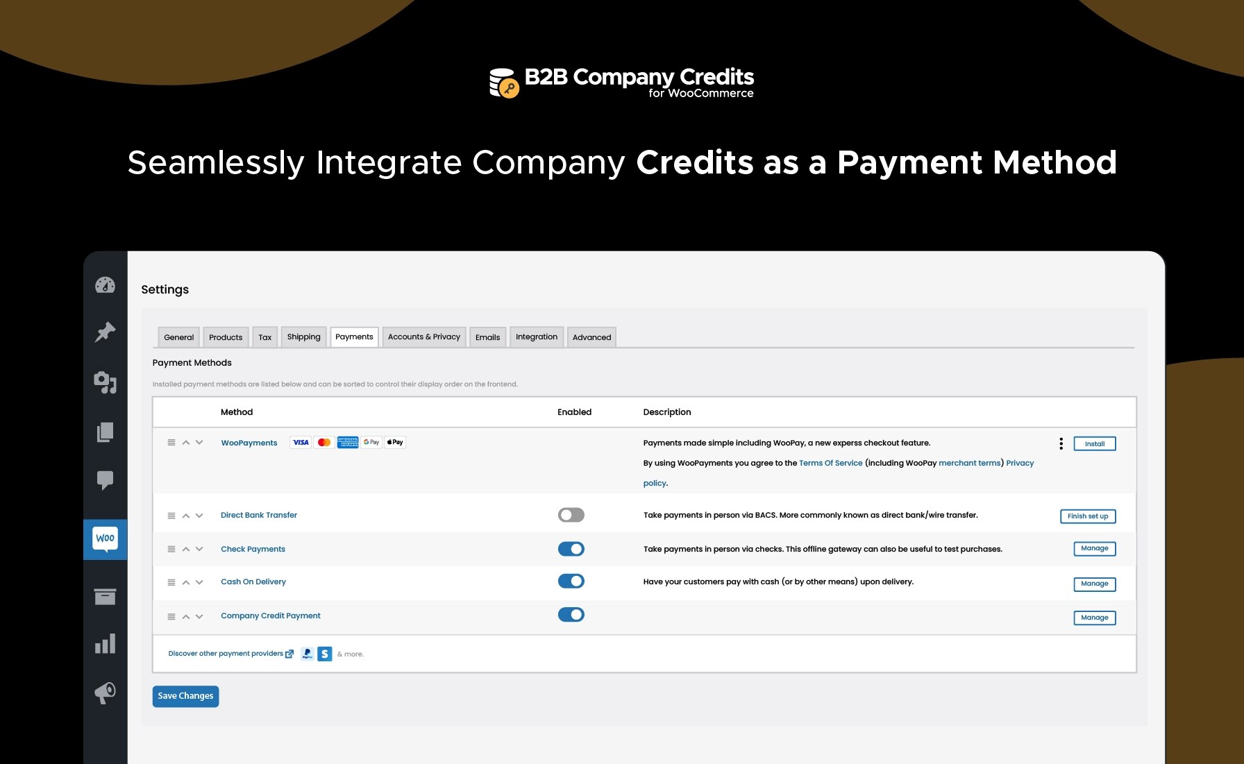 B2B Company Credits And Permissions for WooCommerce Plugin