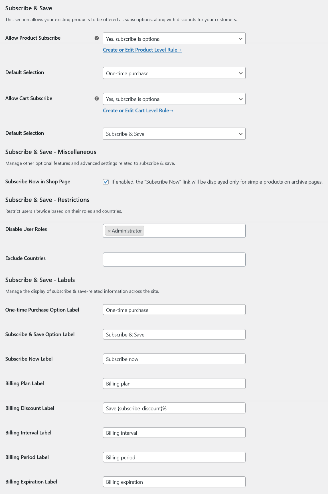 Buy Now or Subscribe and Save for WooCommerce Subscriptions Documentation - WooCommerce