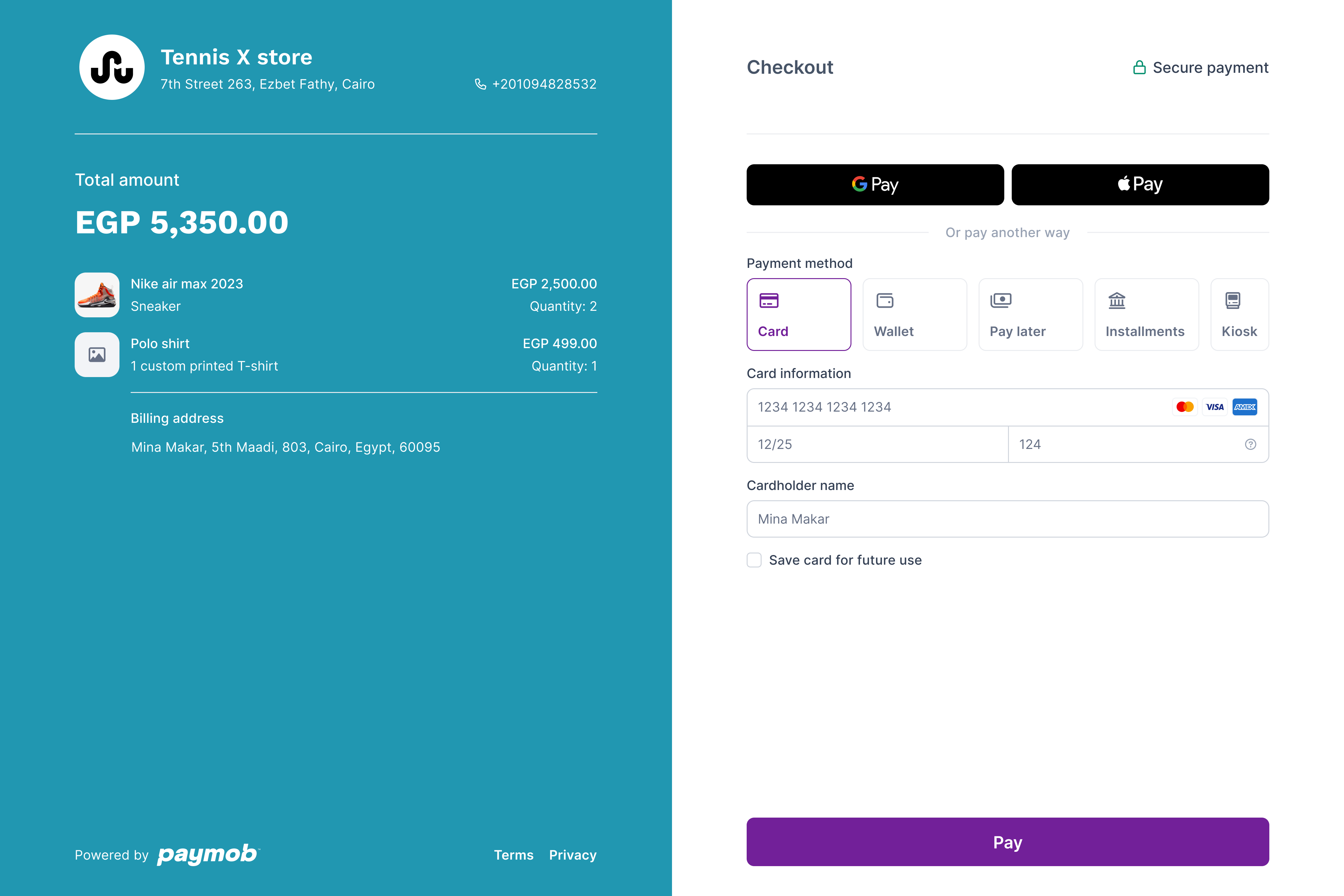 Paymob Checkout for WooCommerce - WooCommerce Marketplace