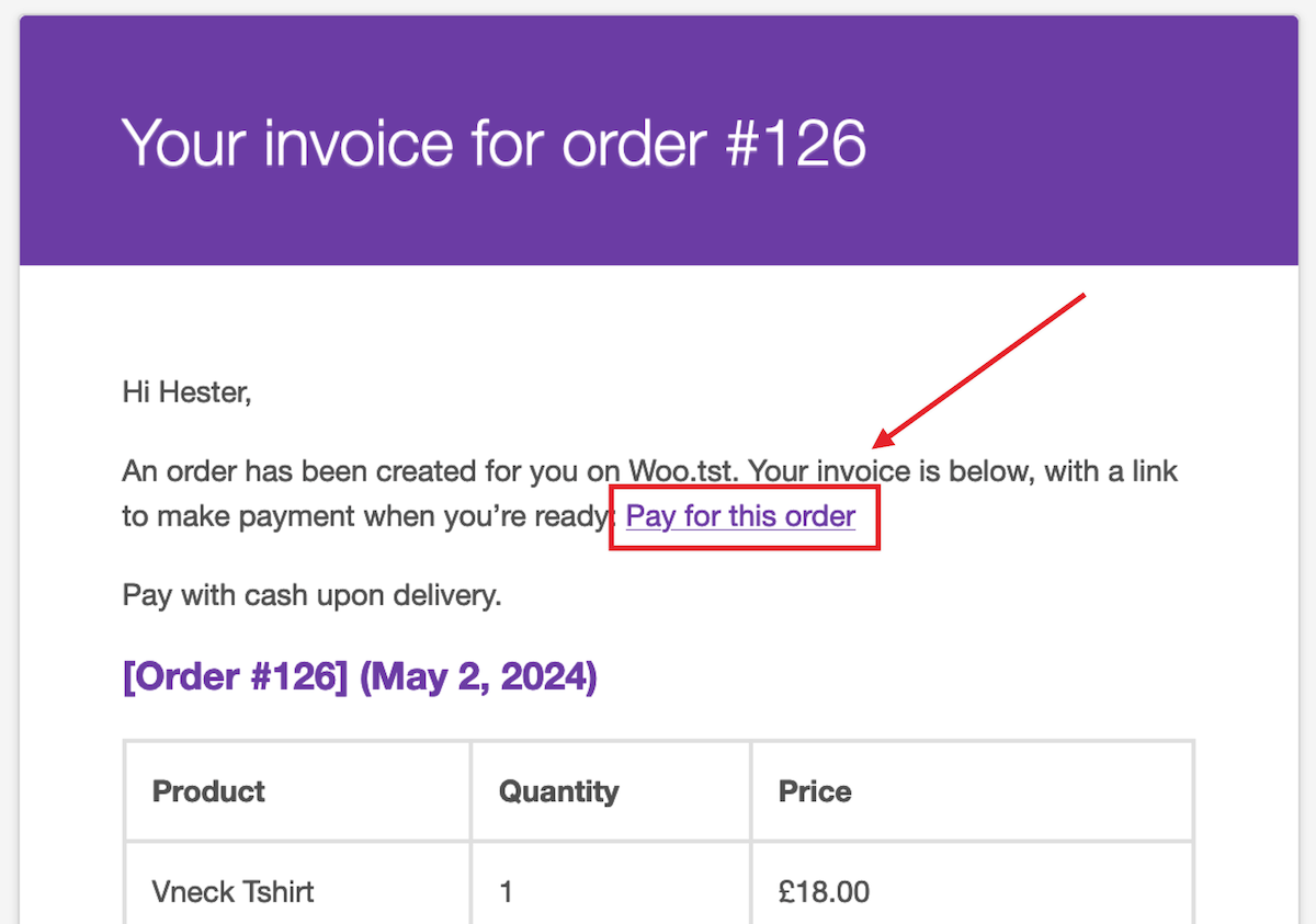 Paying for Orders Documentation - WooCommerce
