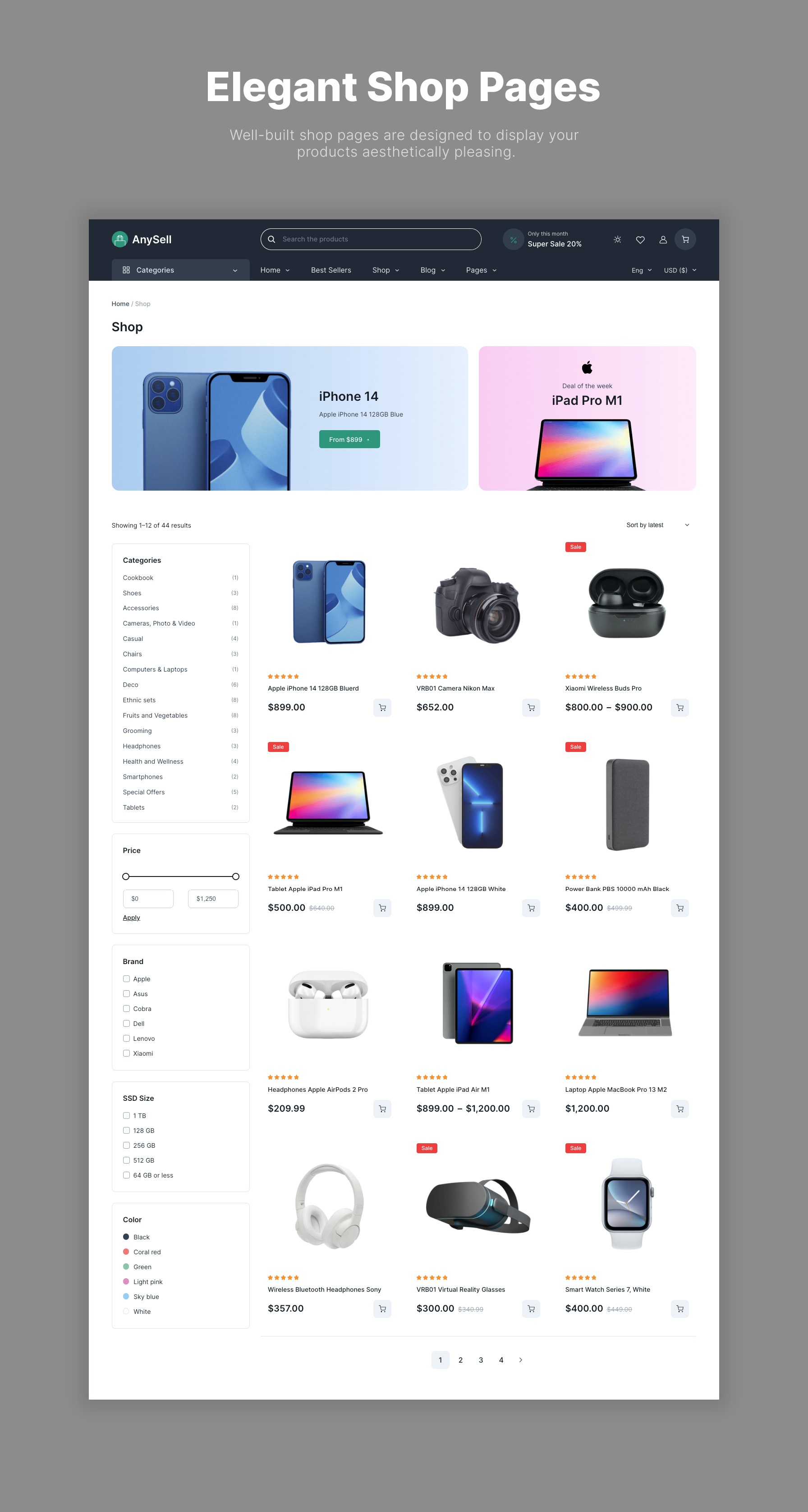 AnySell - Electronics and Furniture WooCommerce Theme