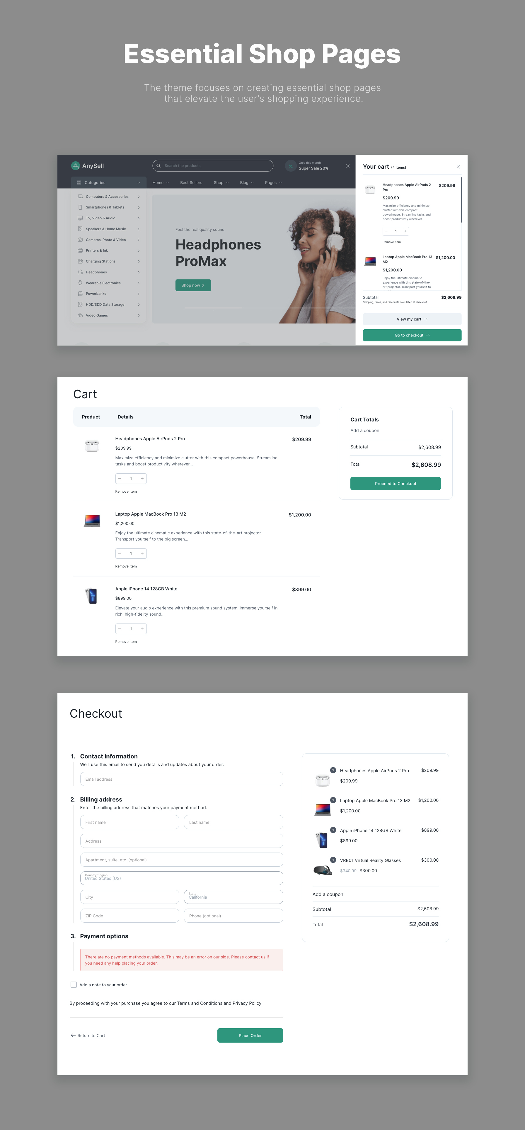AnySell - Electronics and Furniture WooCommerce Theme