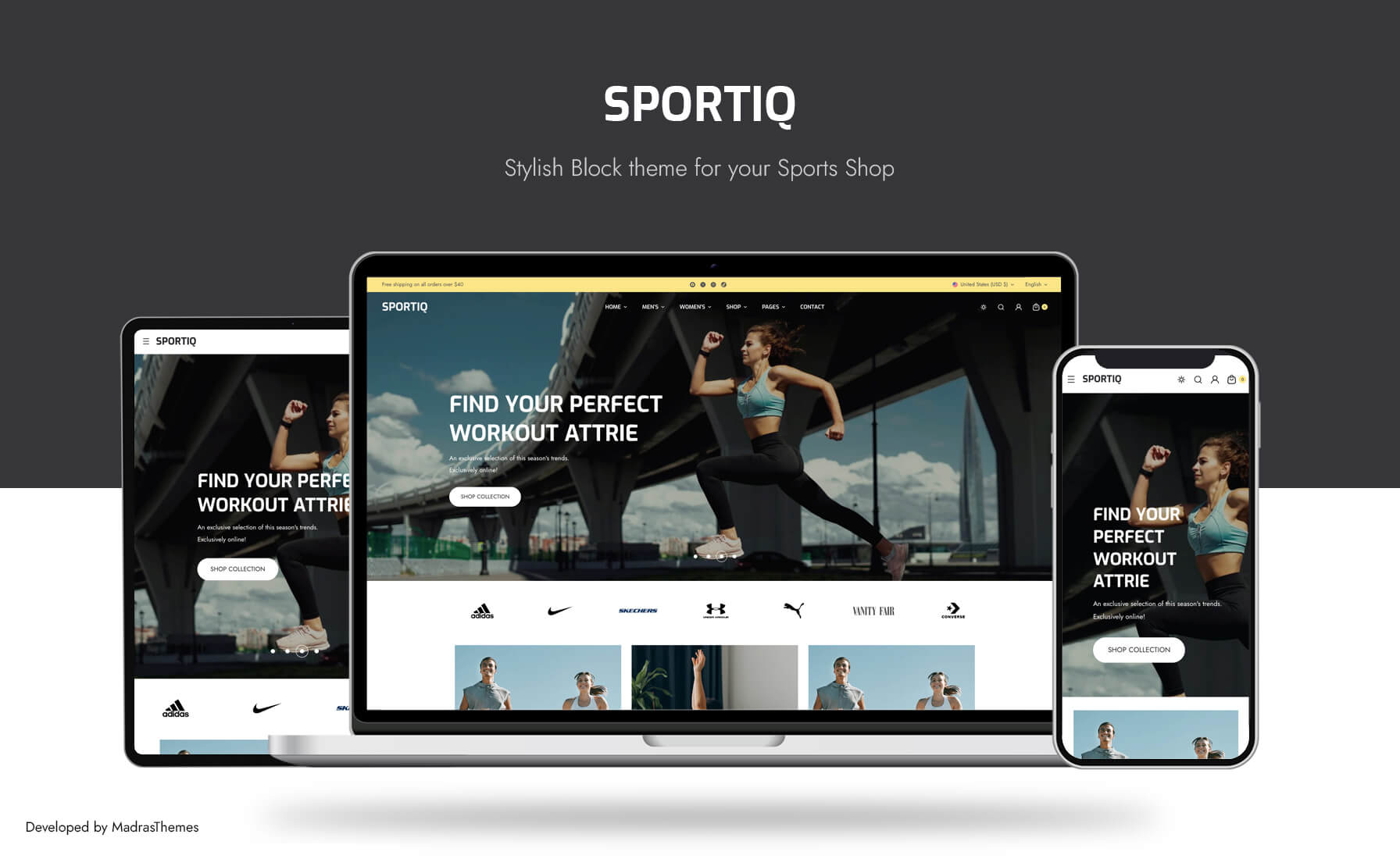 Sportiq - Sport and Fitness WooCommerce Theme