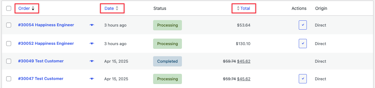 Orders Overview and Bulk Order Management Documentation - WooCommerce