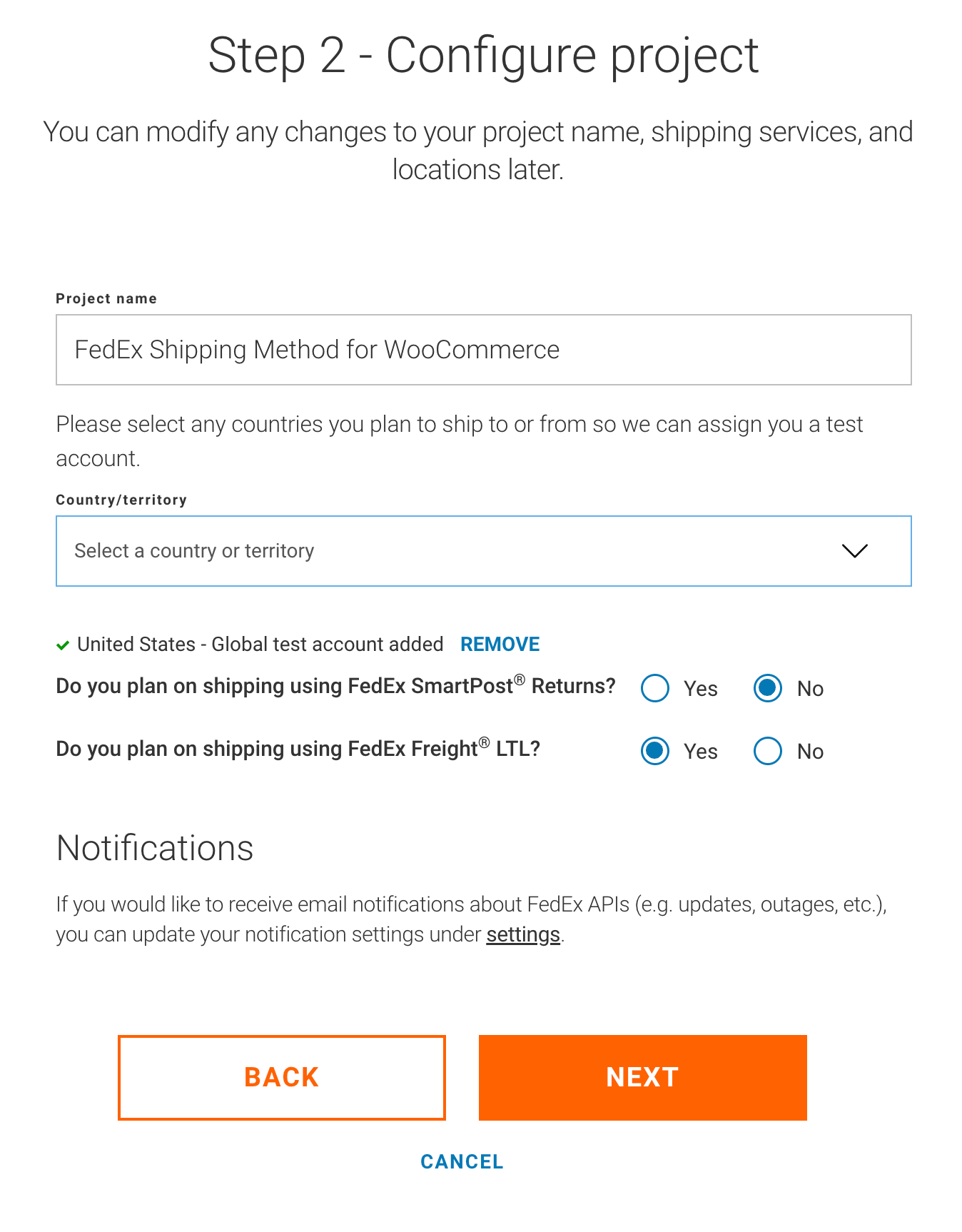 FedEx Shipping Method Documentation - WooCommerce