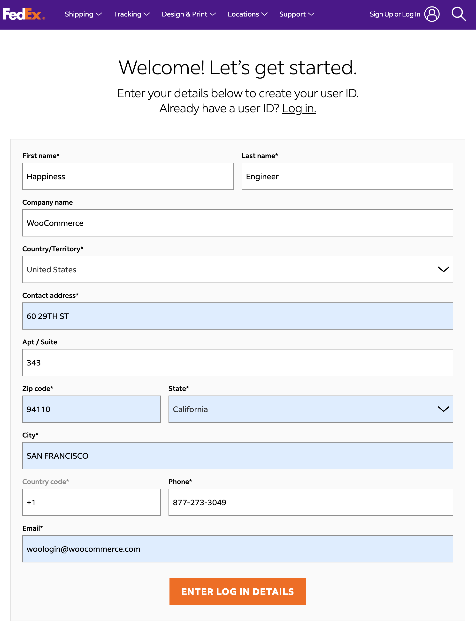 FedEx Shipping Method Documentation - WooCommerce