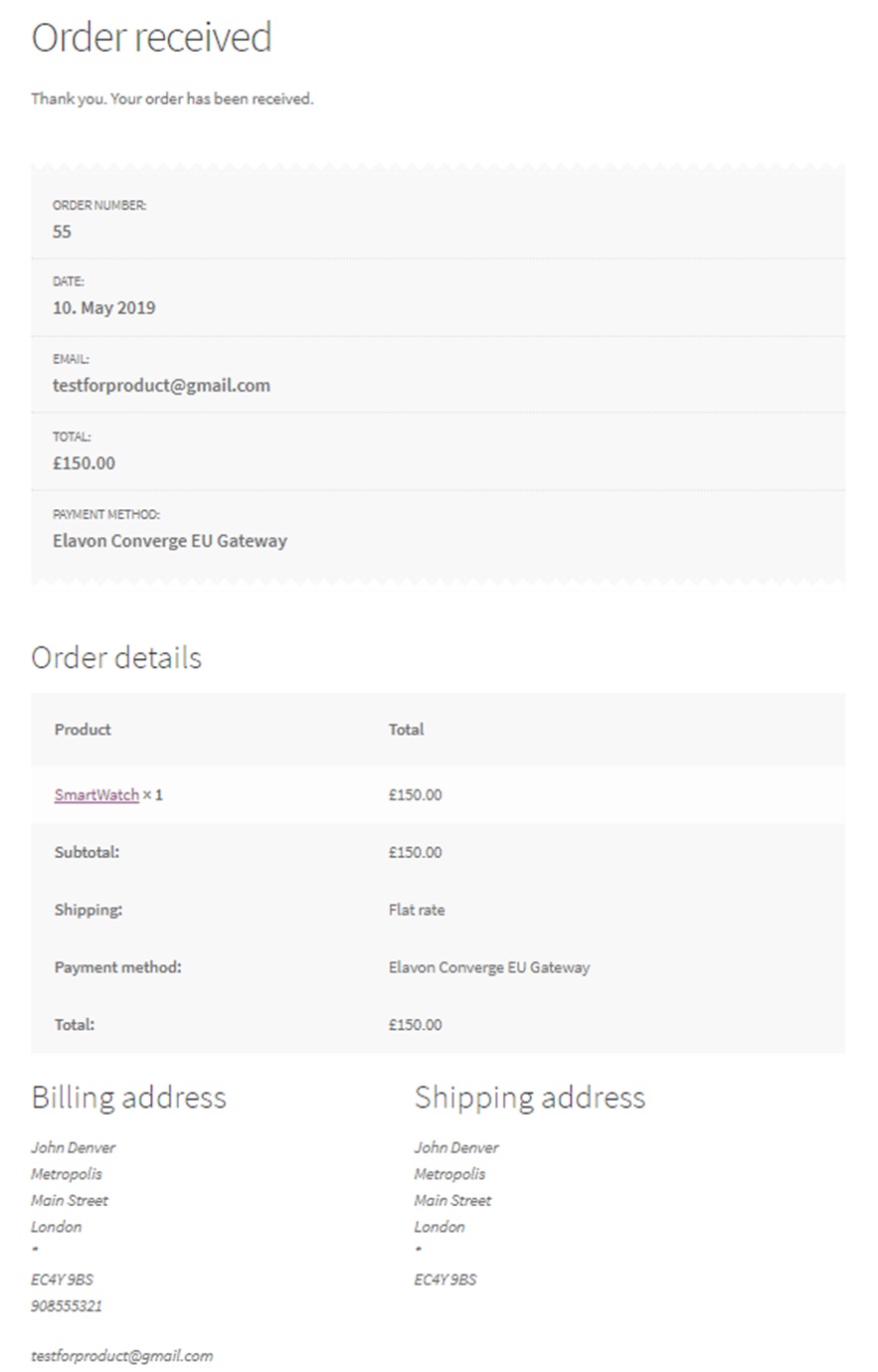 Elavon Payments Documentation - WooCommerce