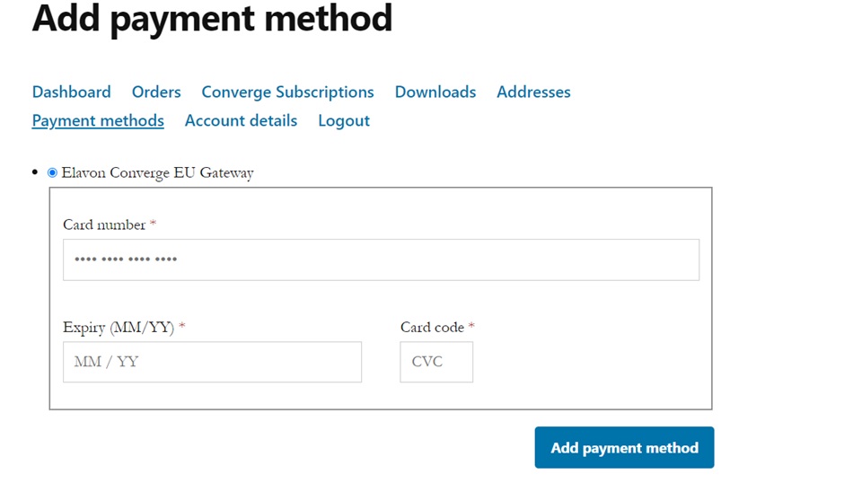 Elavon Payments Documentation - WooCommerce