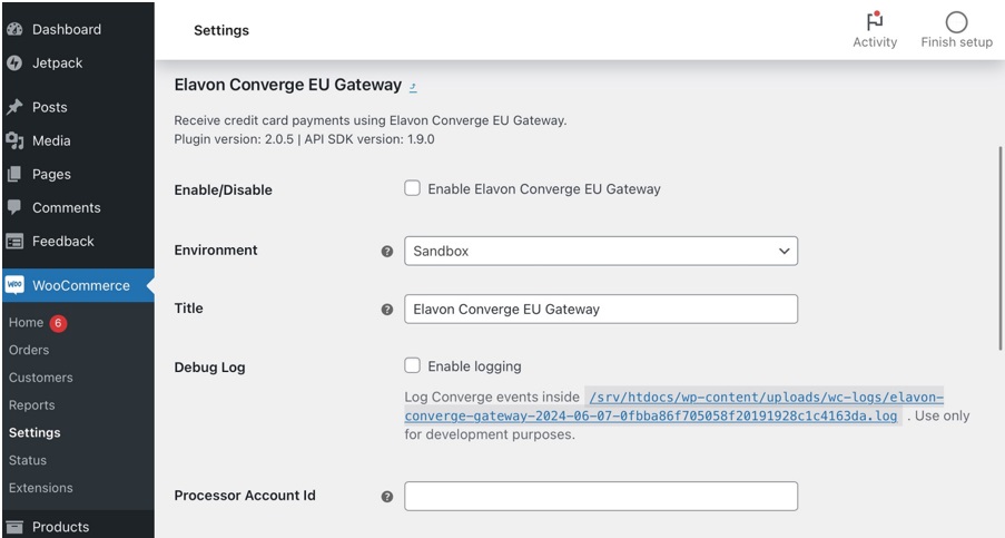 Elavon Payments Documentation - WooCommerce