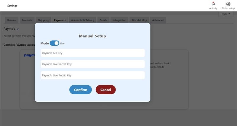 Documentation for WooCommerce Paymob Payment