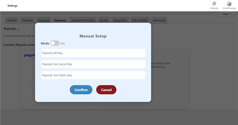 Documentation for WooCommerce Paymob Payment