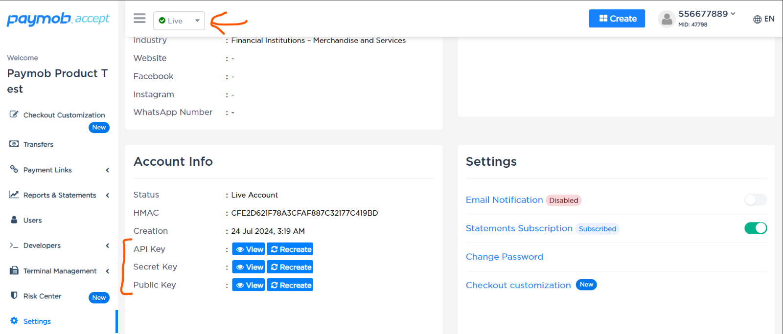 Documentation for WooCommerce Paymob Payment