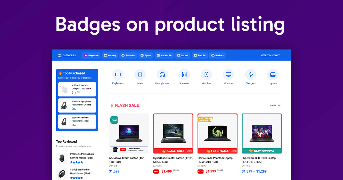 Product Promotion Badges - WooCommerce Marketplace