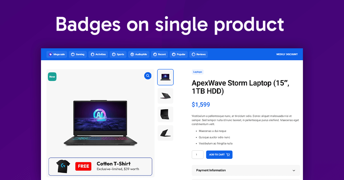 Product Promotion Badges - WooCommerce Marketplace