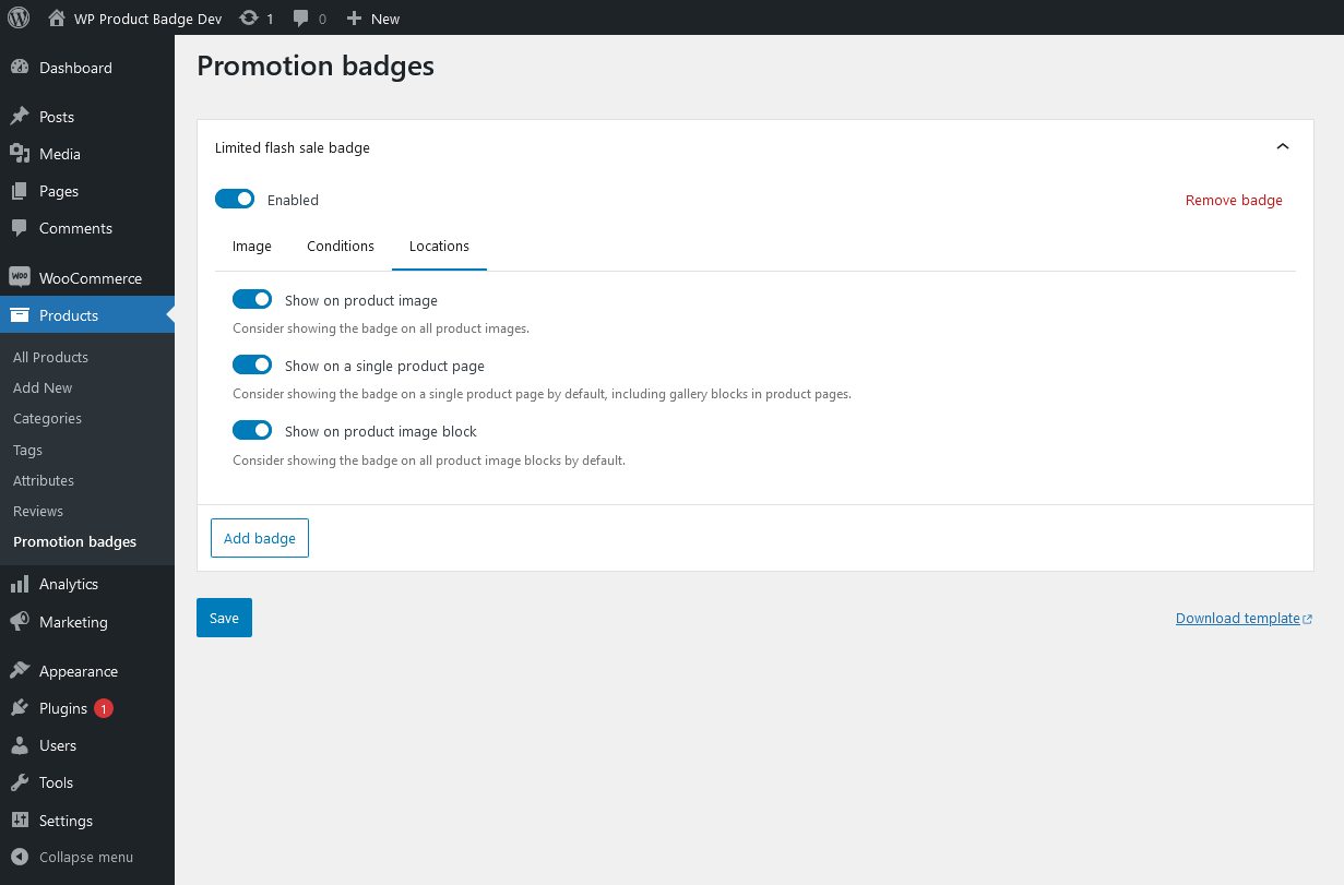 Product Promotion Badges - WooCommerce Marketplace