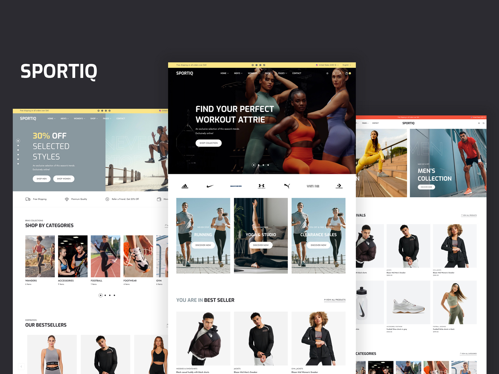 Sportiq - Sport and Fitness WooCommerce Theme