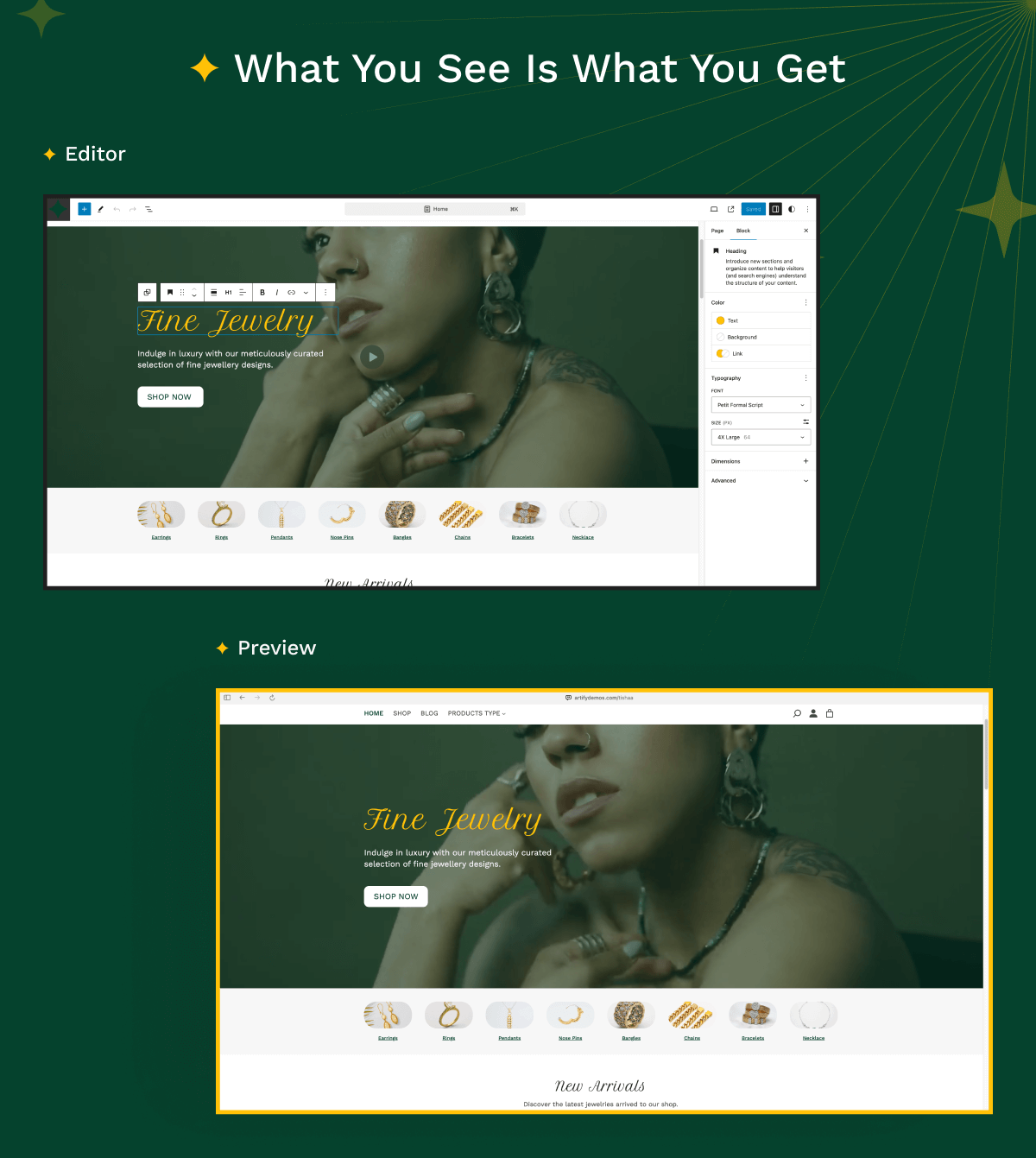 Tishaa - Jewelry WooCommerce Theme