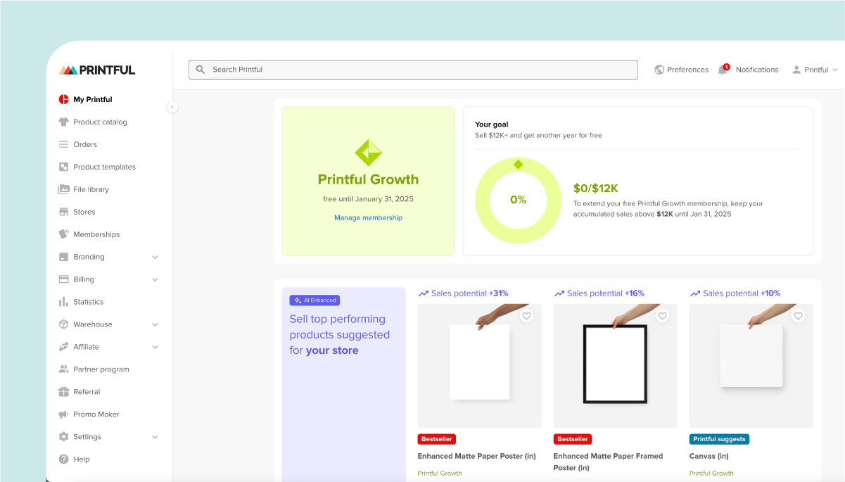 Printful: Print on Demand - WooCommerce Marketplace