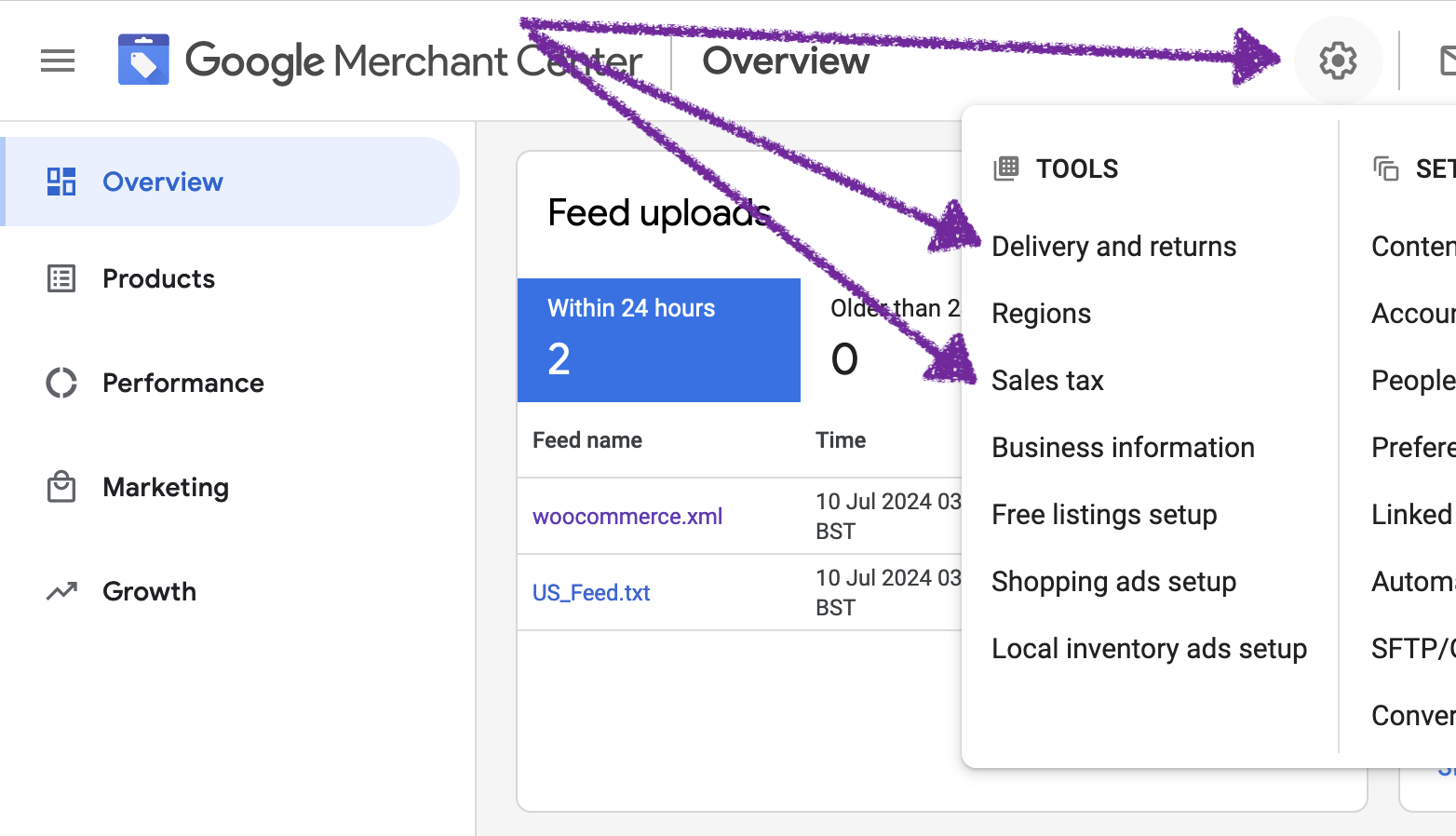 Google Product Feed - Setting up your feed in Google Merchant Centre ...