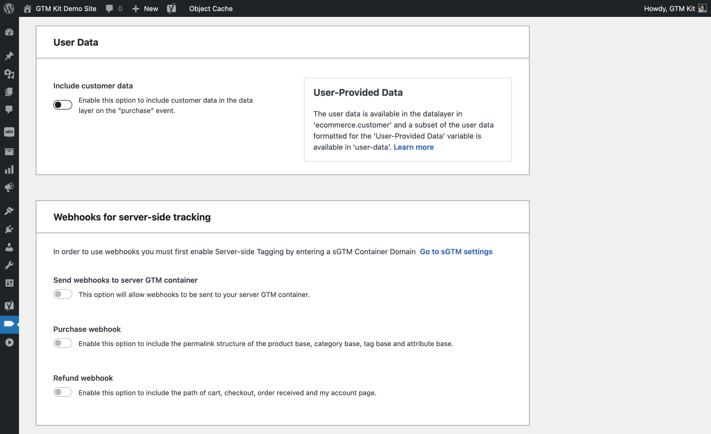 GTM Kit - WooCommerce Marketplace
