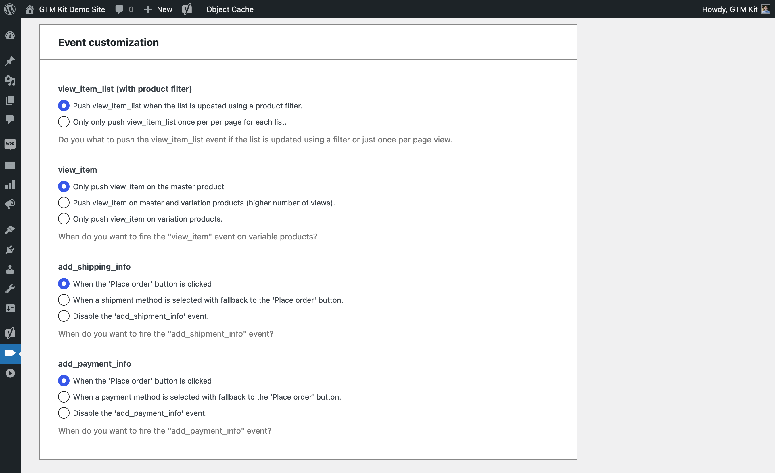 GTM Kit - WooCommerce Marketplace