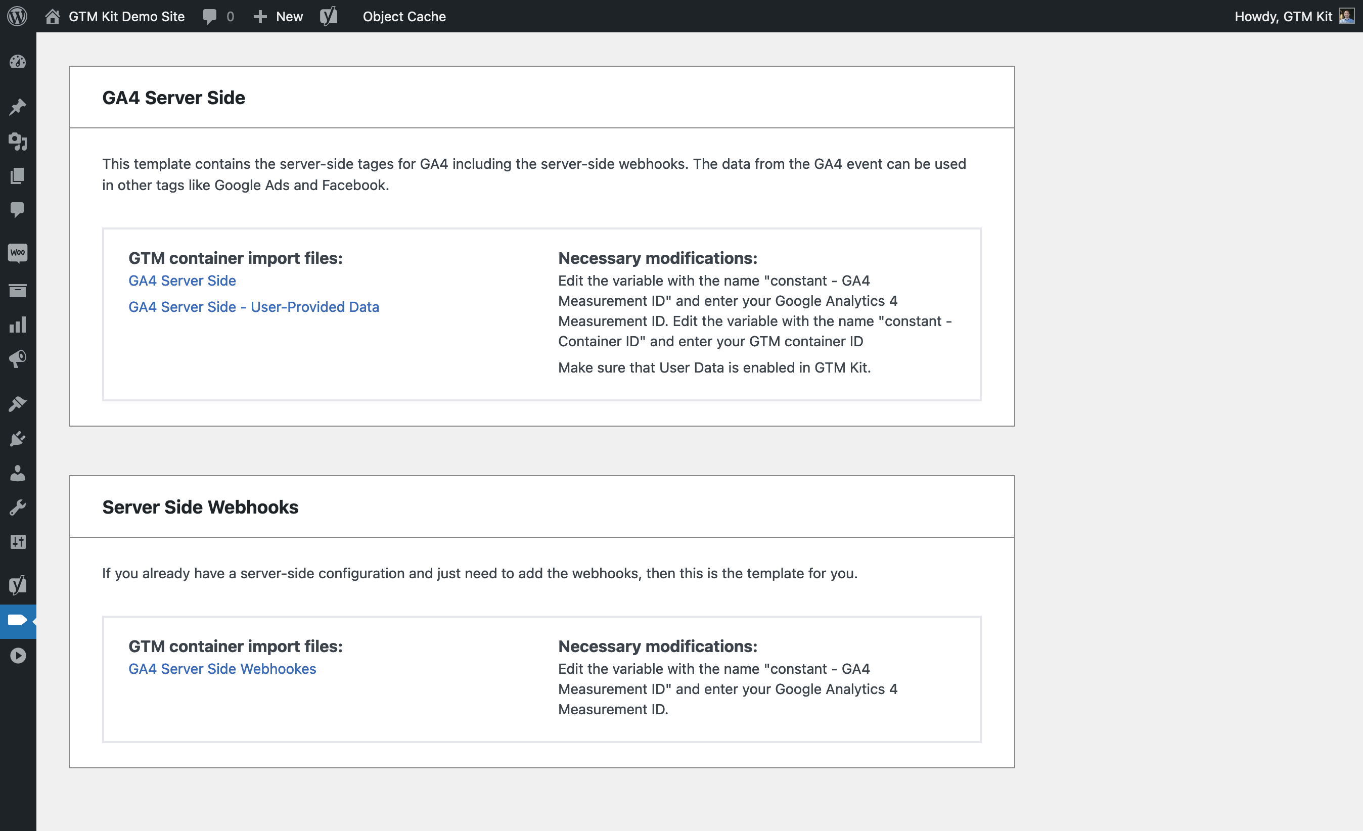GTM Kit - WooCommerce Marketplace