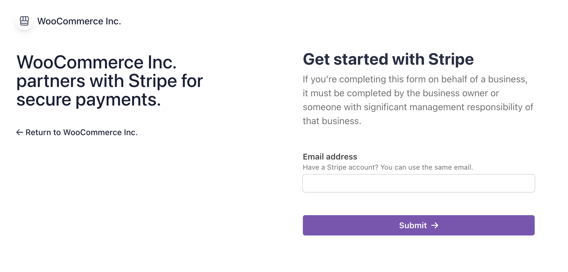 Connecting to a Stripe account Documentation - WooCommerce